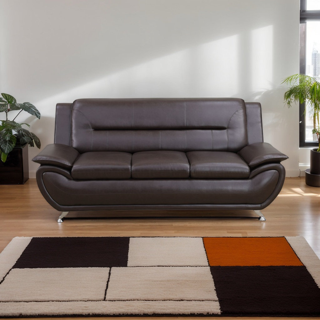 Wrought Studio Chezky 79'' Faux Leather Armless Sofa & Reviews ...