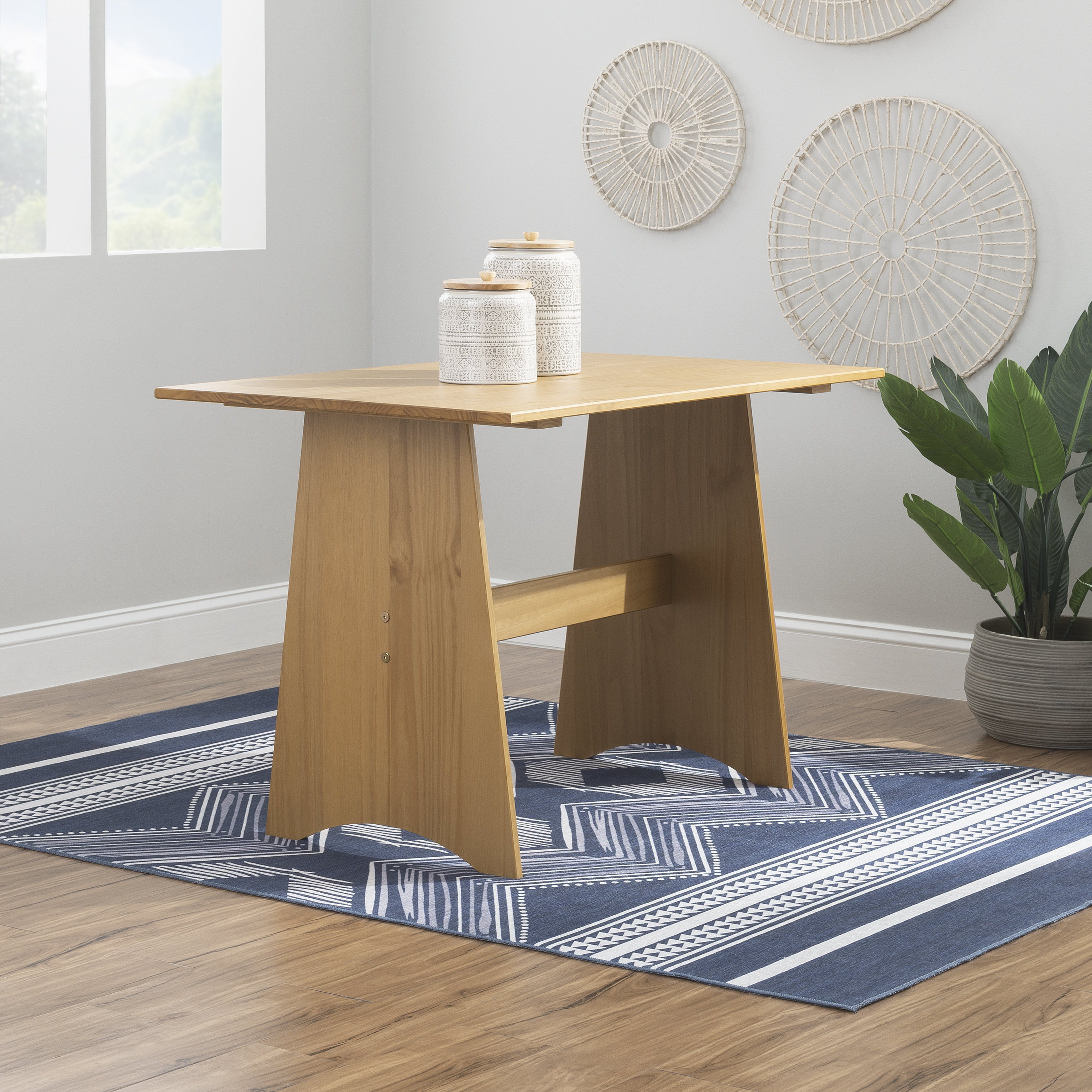 Sand & Stable™ Belinda Minimalist Solid Wood Honey Table - Wayfair Canada