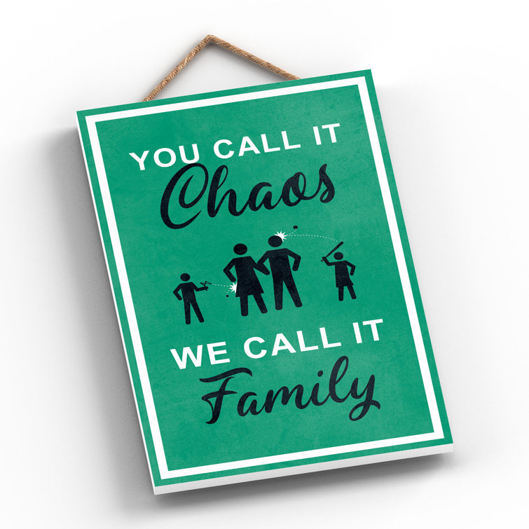Happy Larry EXIT SIGN CHAOS FAMILY | Wayfair.co.uk
