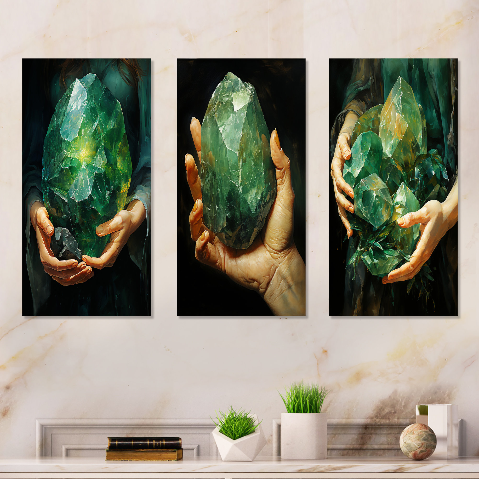 Design Art Emerald Amazonite Stones Healing Aventurine - Spiritual ...