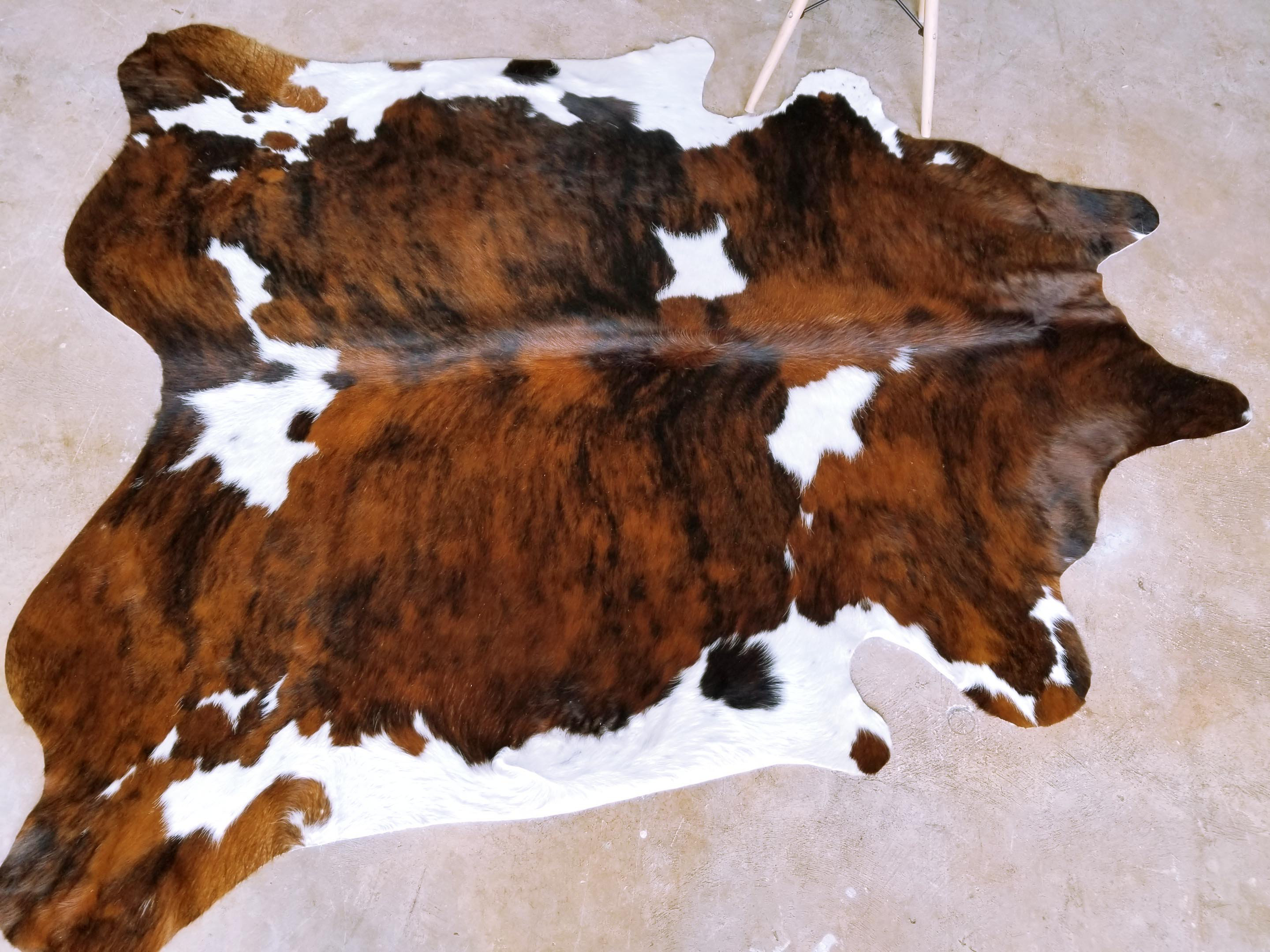 Union Rustic Guthridge Tricolor Cowhide Patchwork Rug – Genuine Leather ...