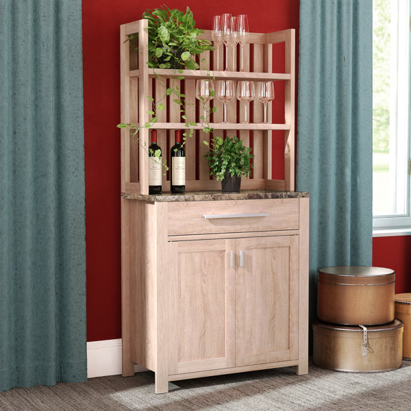 Lark Manor™ Elenora 31" Wood Standard Baker's Rack & Reviews | Wayfair