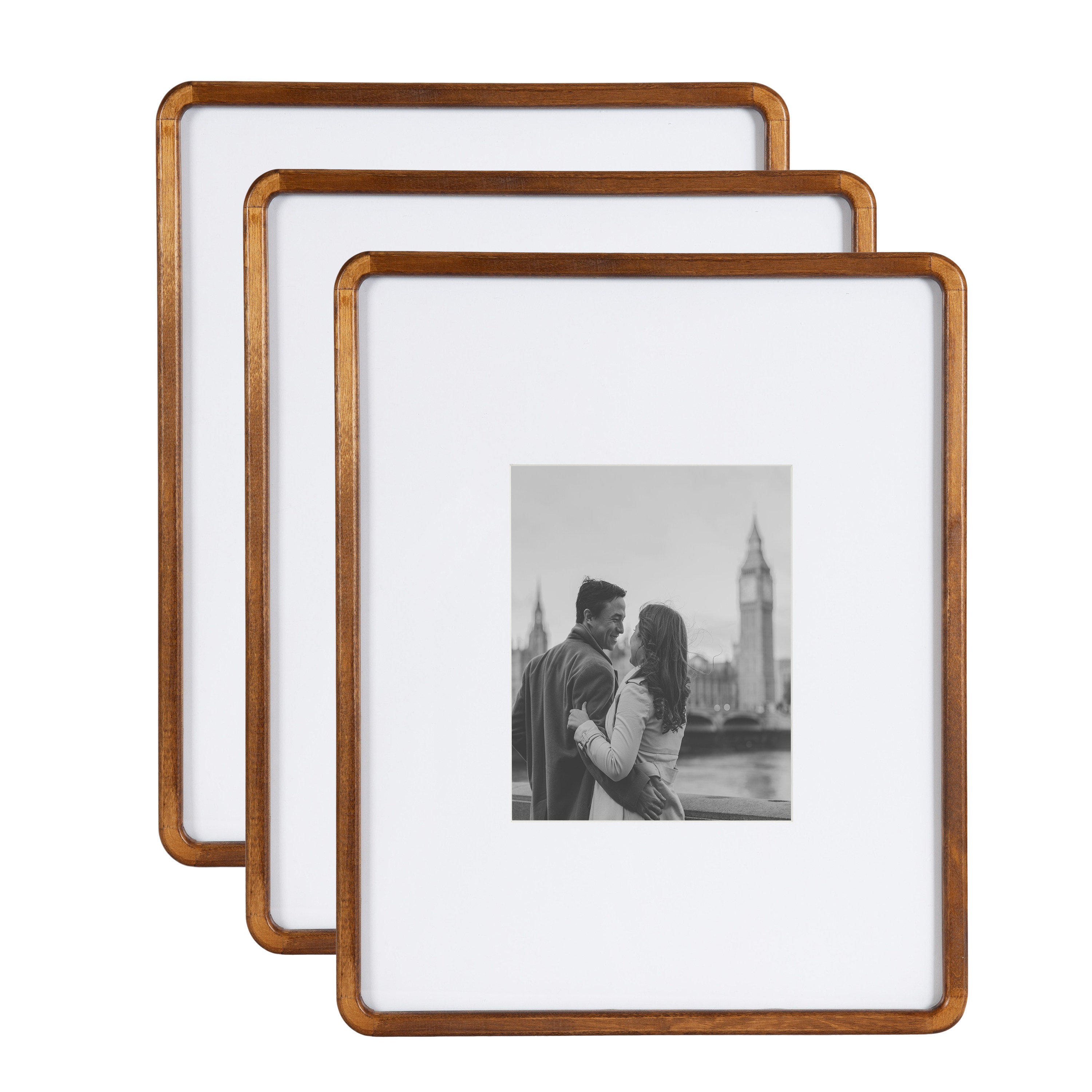Kate and Laurel Rounded Rectangle Wood Frame Set - Wayfair Canada