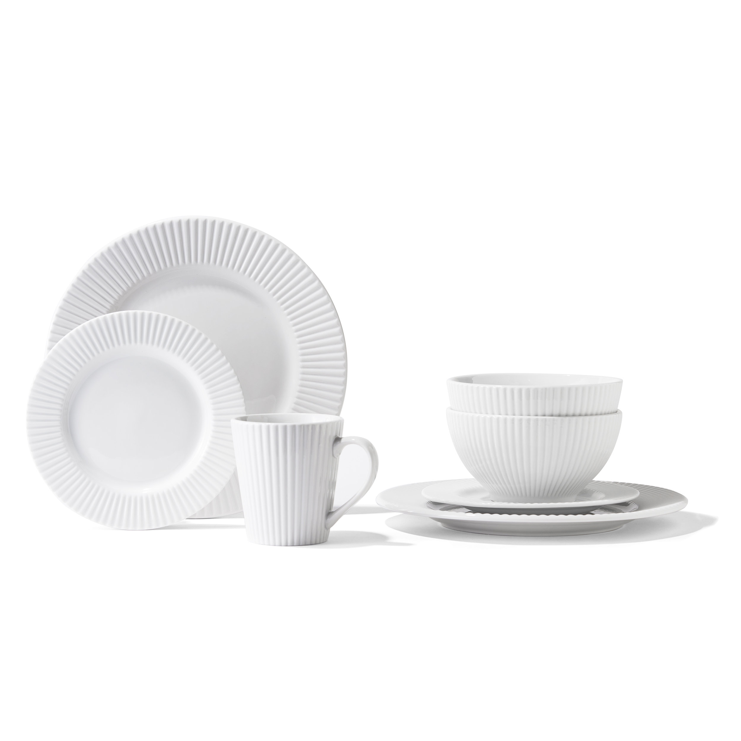Jay Import Co REESE PORCELAIN 16 PC DINNER SET - Wayfair Canada