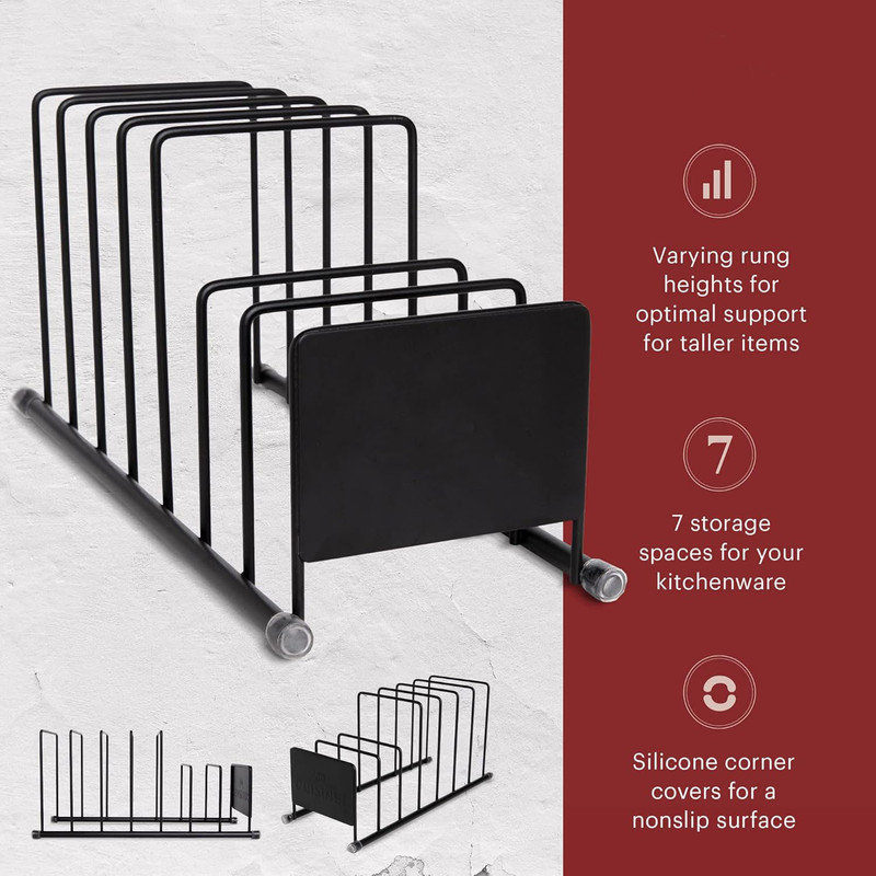 Prep & Savour Metal Free Standing Pot Rack | Wayfair