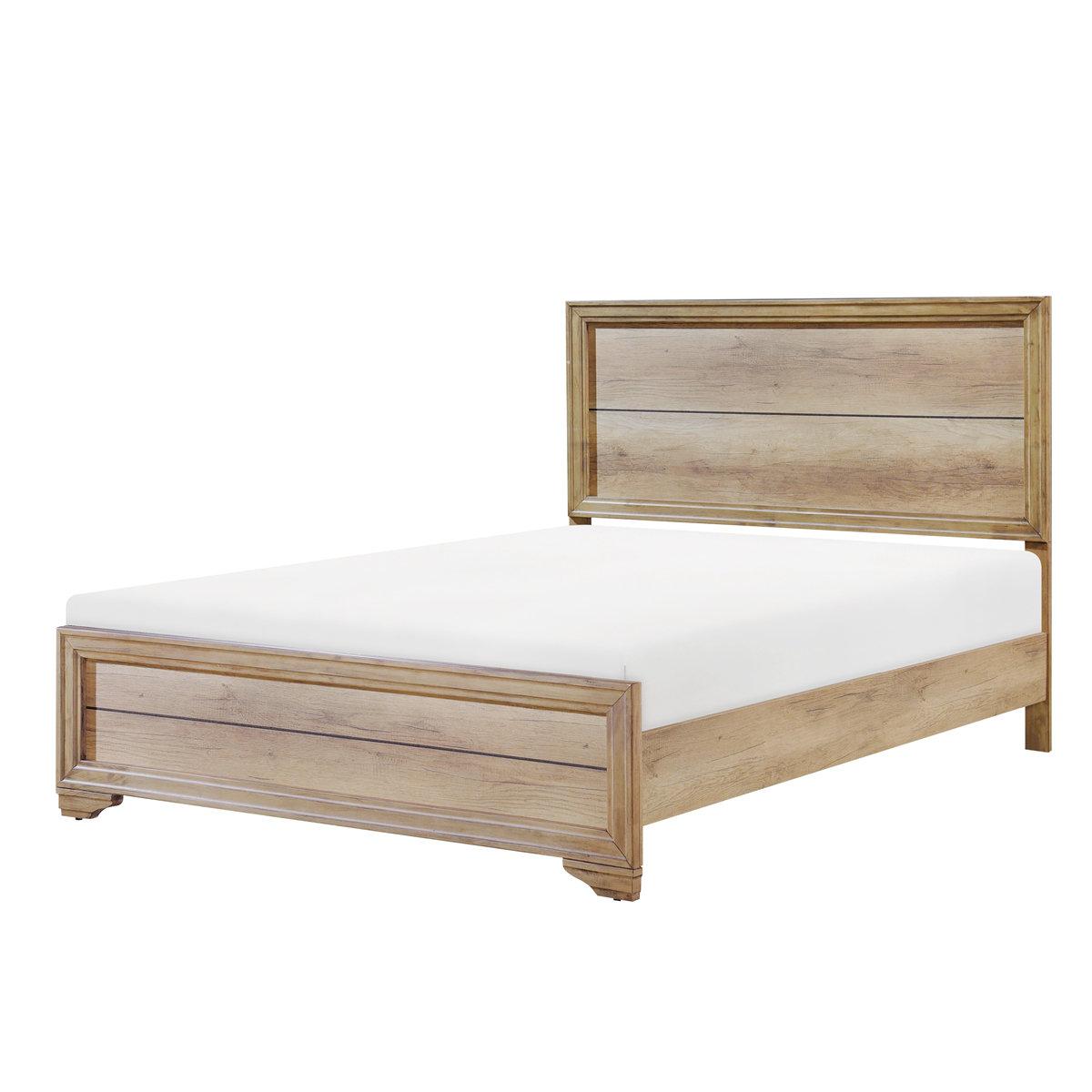 Millwood Pines Full Size Bed Premium Melamine Board Wooden - Wayfair Canada