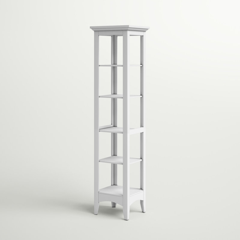 Highland Dunes Allare 63" Freestanding Open Linen Tower & Reviews | Wayfair