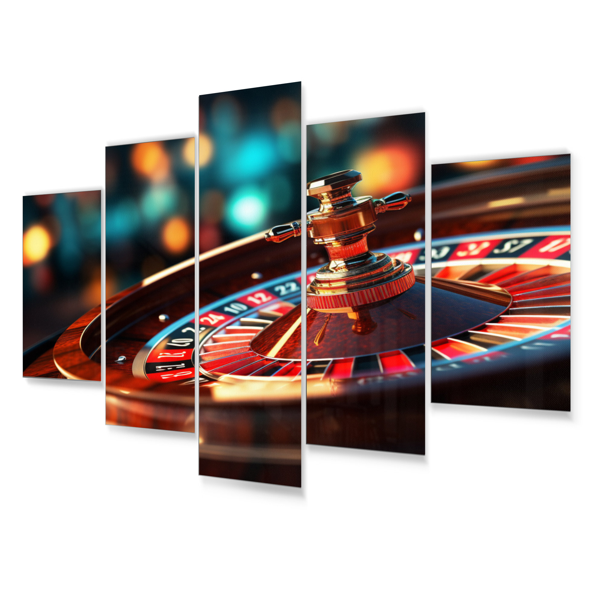 Ebern Designs Casino Royale Roulette III - Casino & Games Metal Wall ...