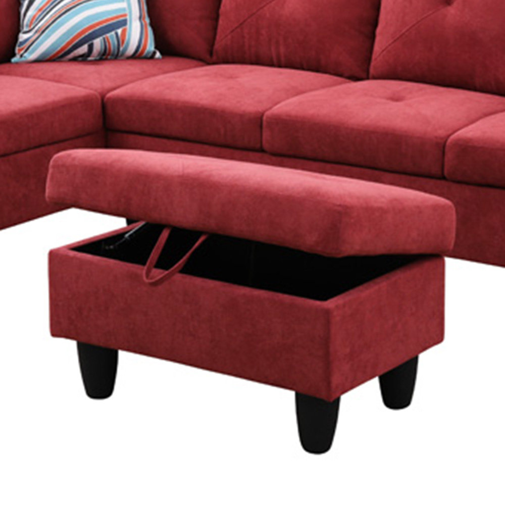 Ebern Designs Otwell Upholstered Ottoman | Wayfair