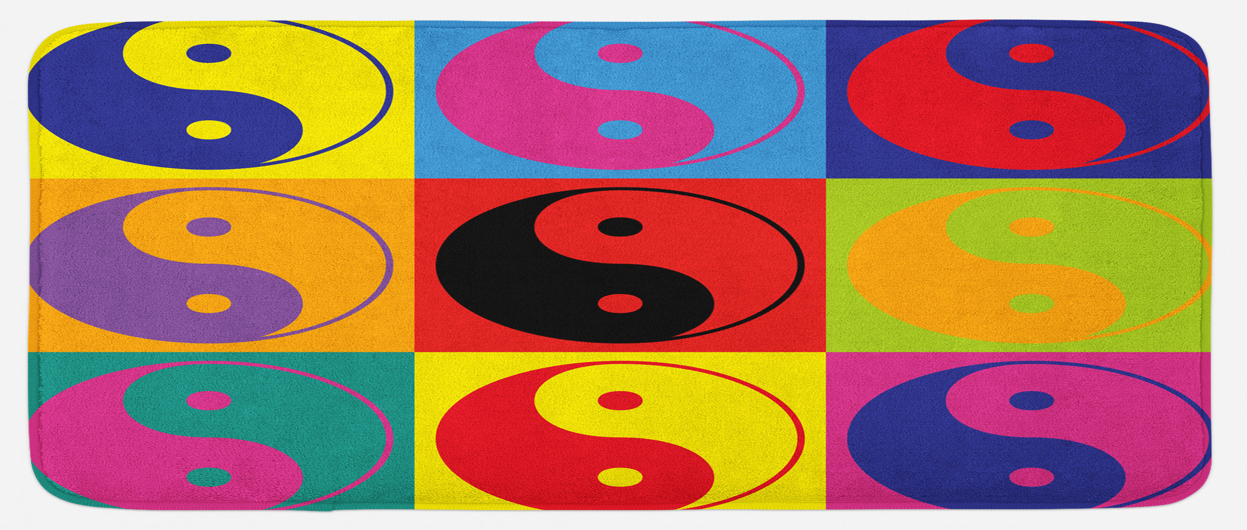 East Urban Home Ying Yang Kitchen Mat | Wayfair