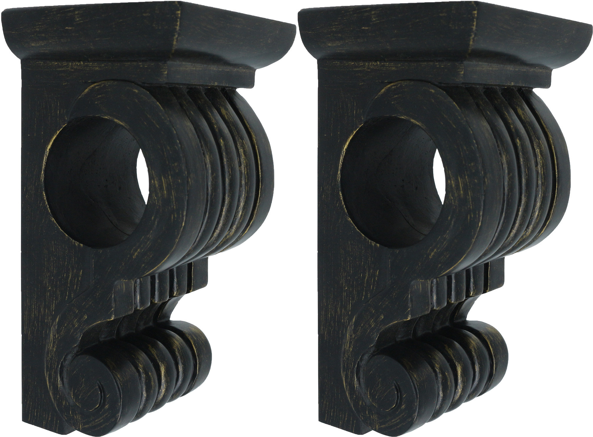 Charlton Home® Burhan Curtain Drapery Sconce | Wayfair