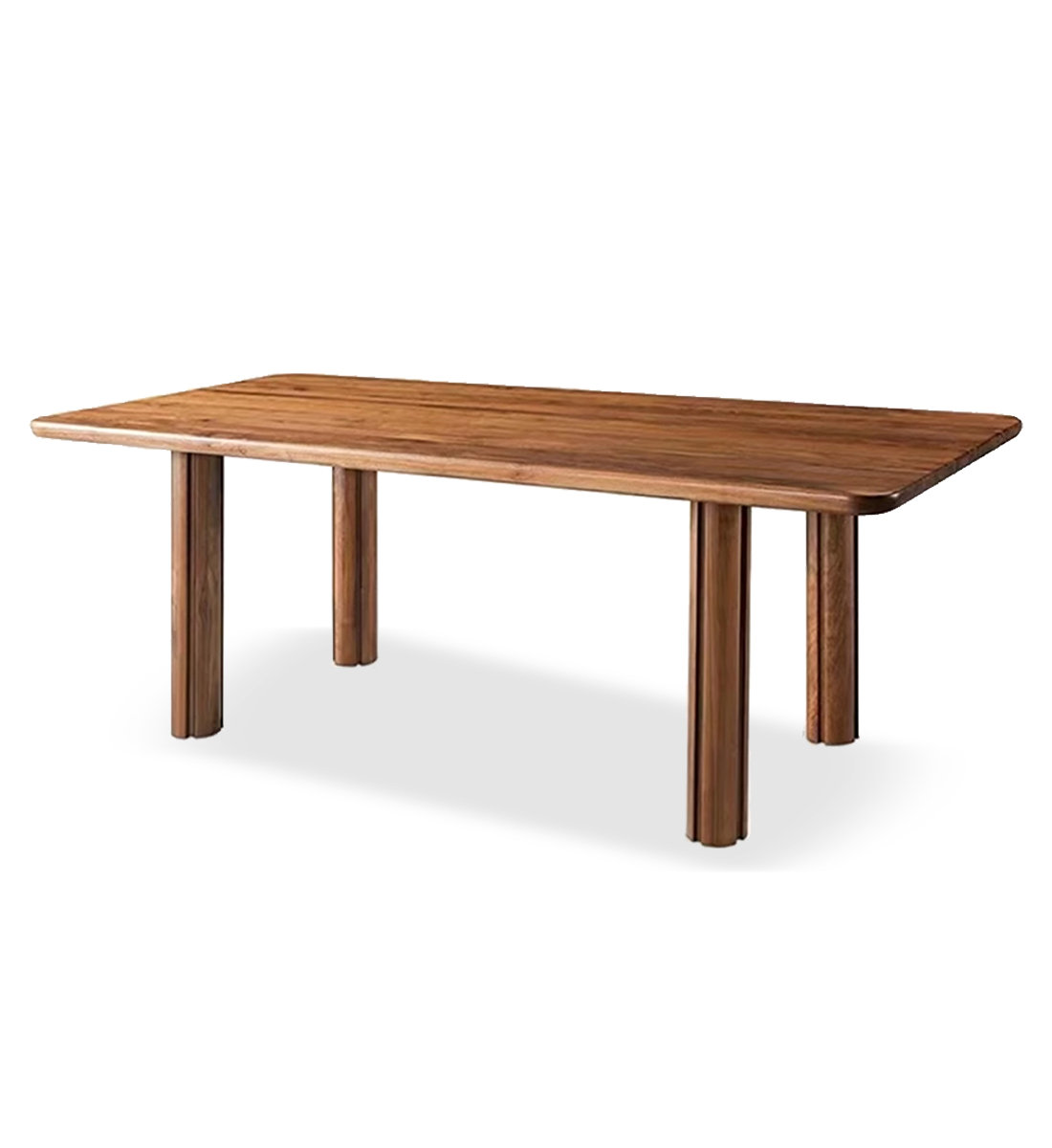 Stella Trek Rectangular solid wood dining table in Nordic retro style ...