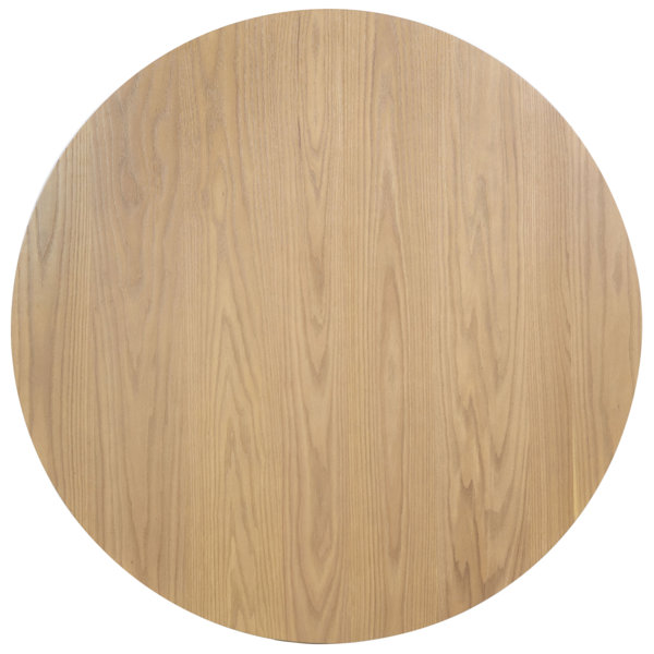 SafaviehCouture Round Solid Wood Base Dining Table & Reviews | Wayfair