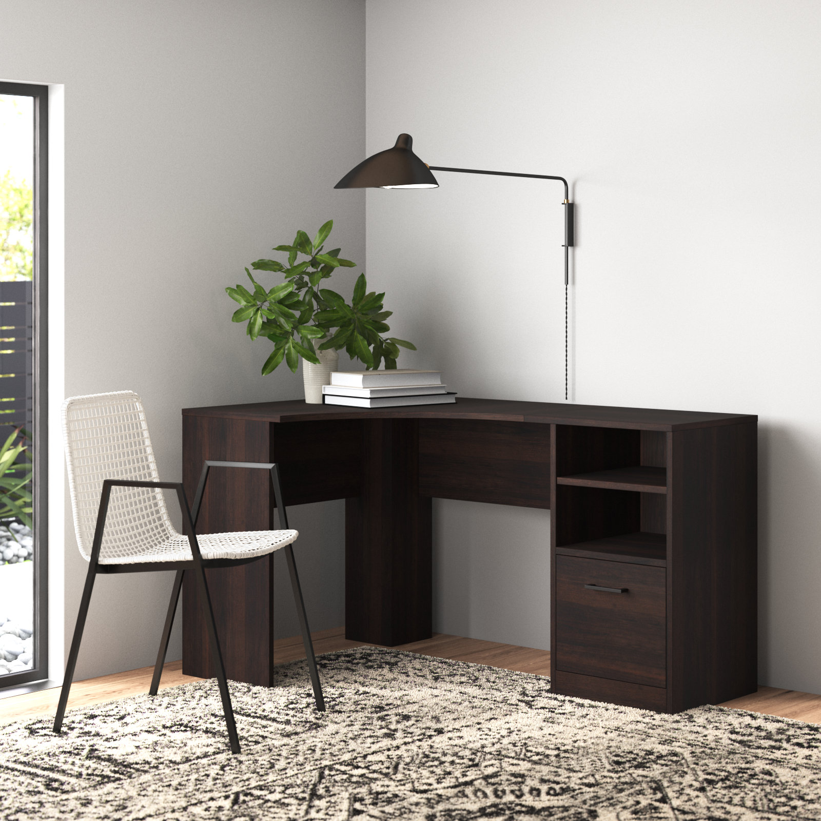 Wade Logan Corner Desk & Reviews | Wayfair