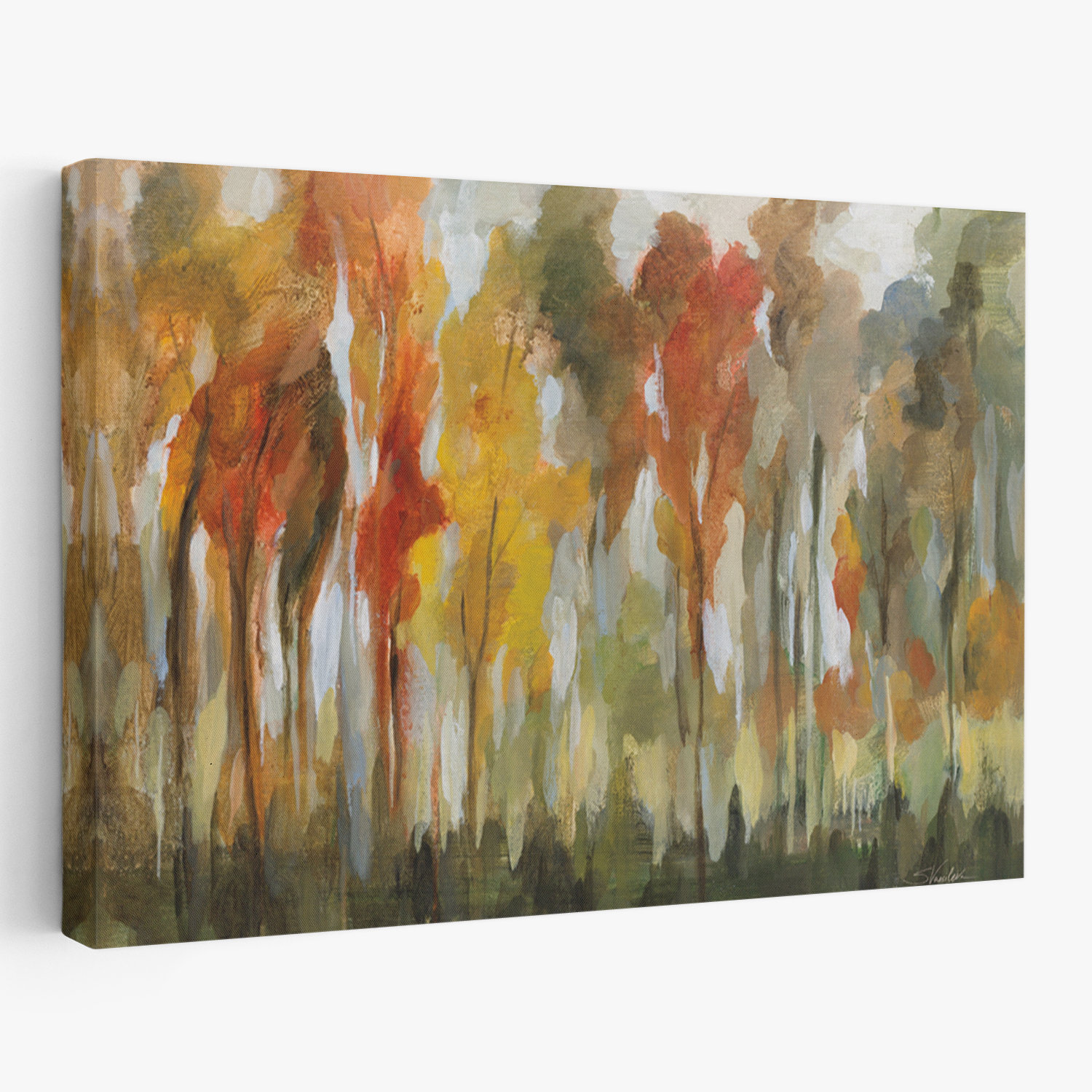 Winston Porter Enchanted Forest - Autumn Fall Forest Gold - Wayfair Canada