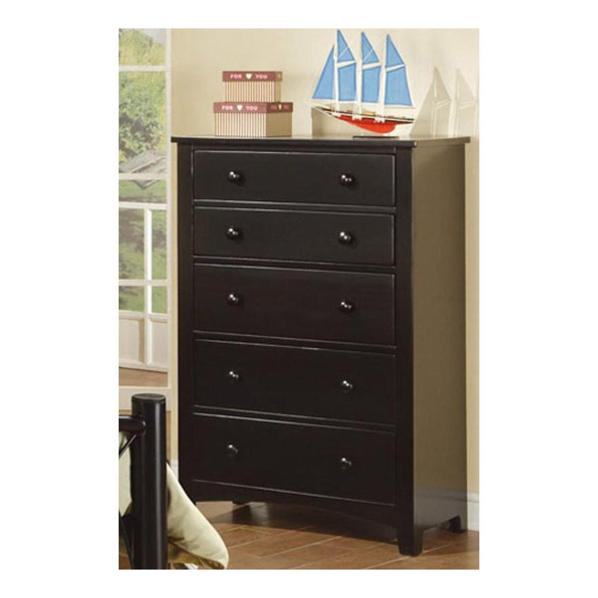Latitude Run® Contemporary 1pc Chest of Drawers Plywood Pine Veneer ...