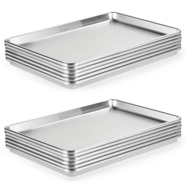ATC HOLDINGS Aluminum Sheet Pan, Commercial Bakery Cake Bun Pan, Baking ...