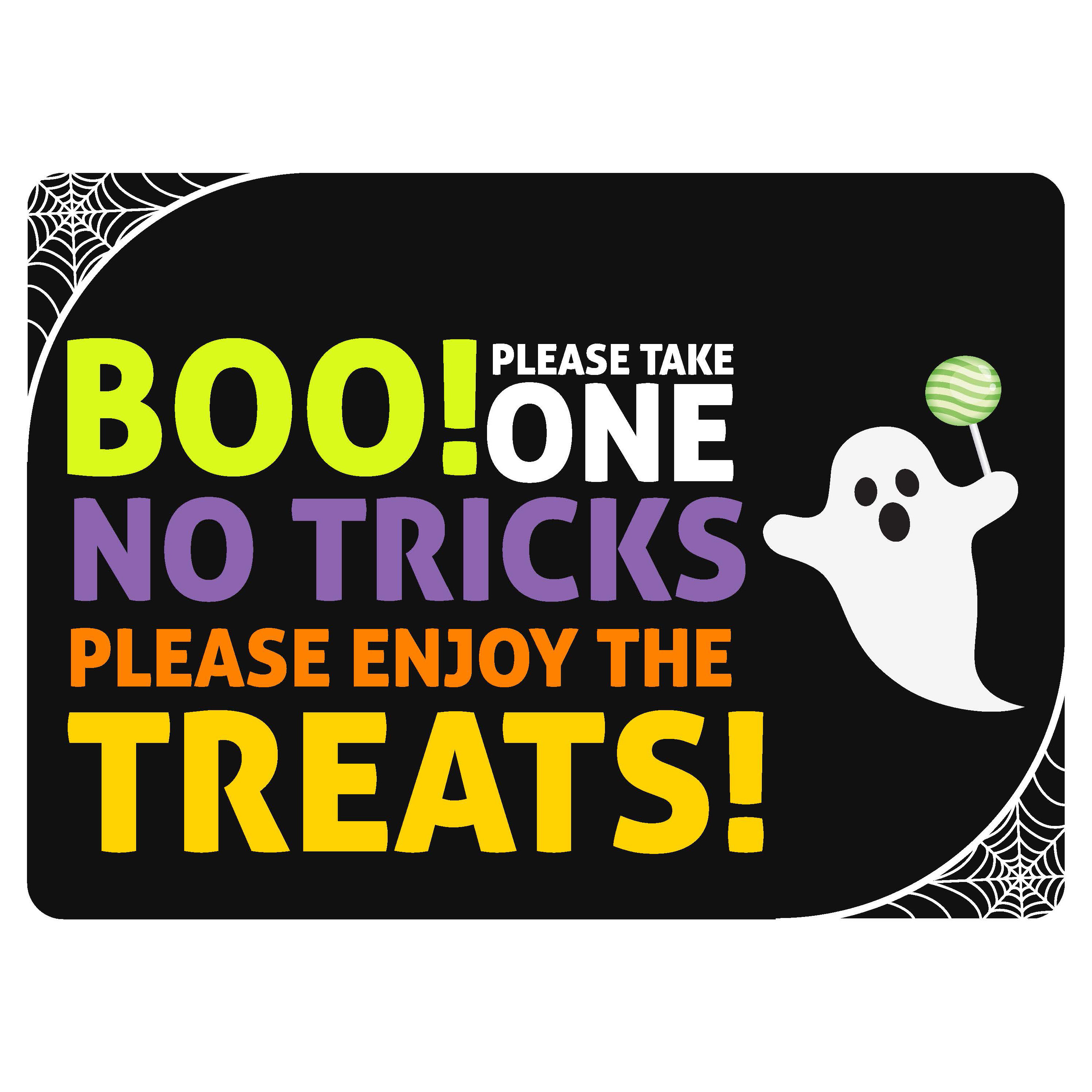 The Holiday Aisle® Diartis Halloween Boo! Please Enjoy The Treats ...