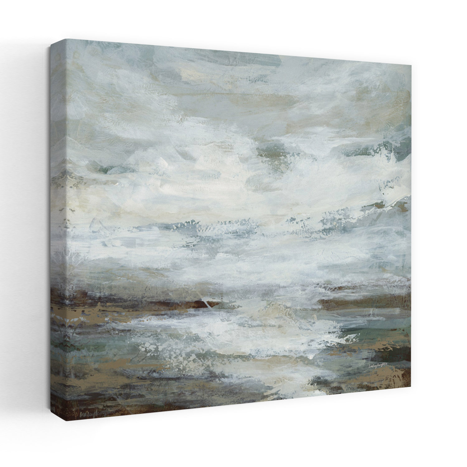 Latitude Run® Beachcombing Contemporary Abstract Art | Wayfair