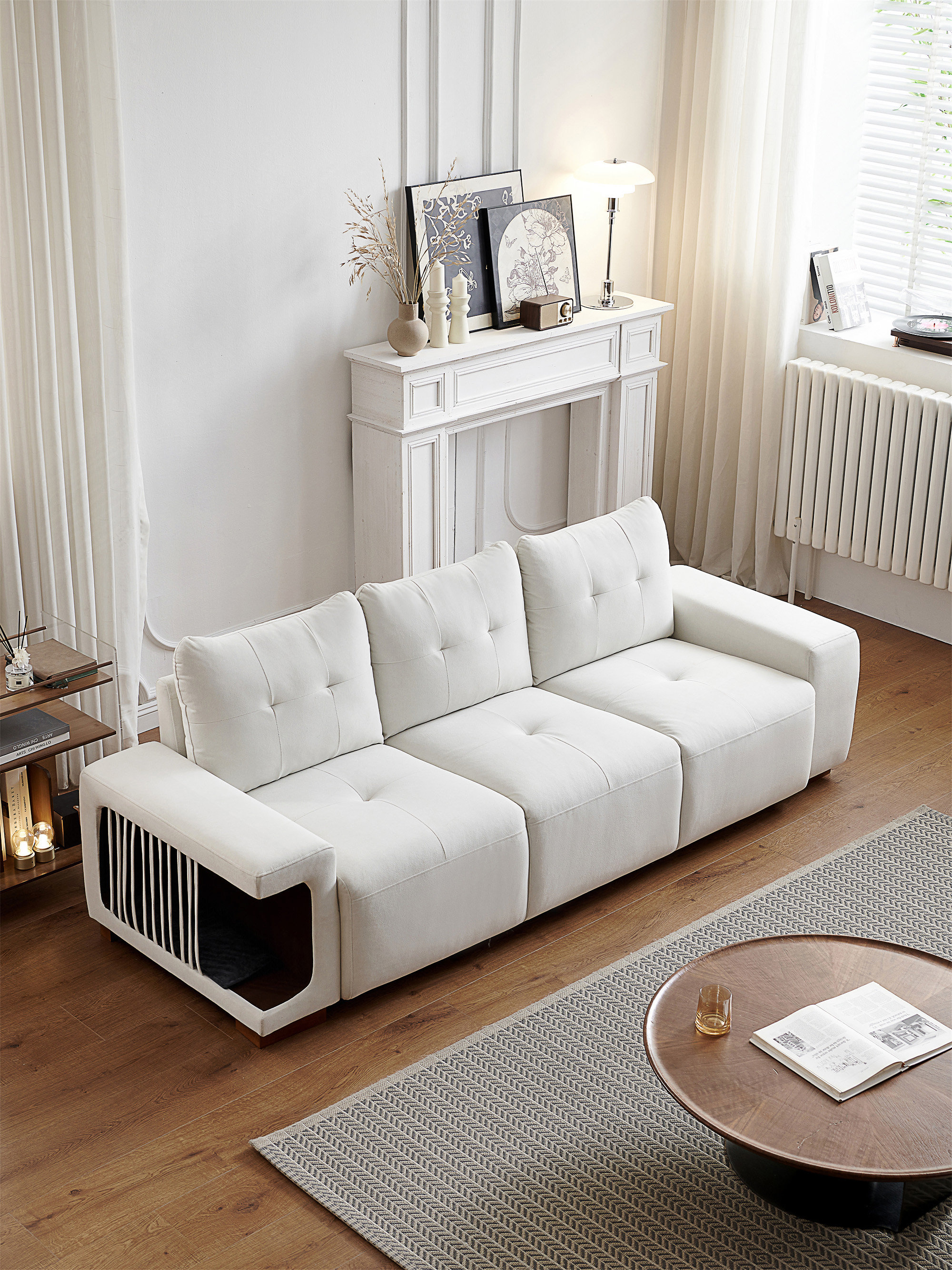 Ivy Bronx 3 Seater Sofa Couch For Living Room,89" Modern Couches For ...