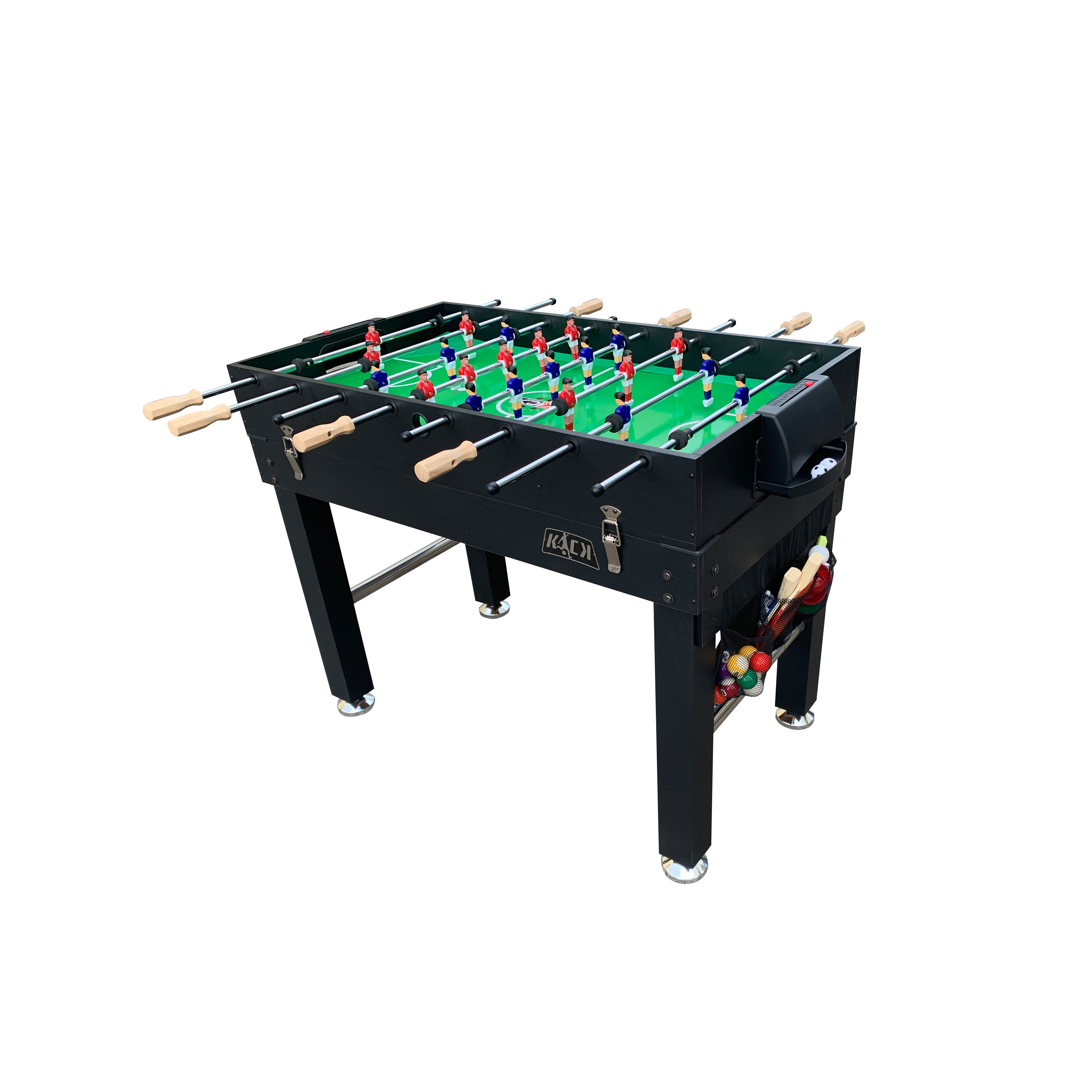 KICK Foosball Tables KICK Quad 48″ 4-in-1 Multi Game Table Combo Arcade ...