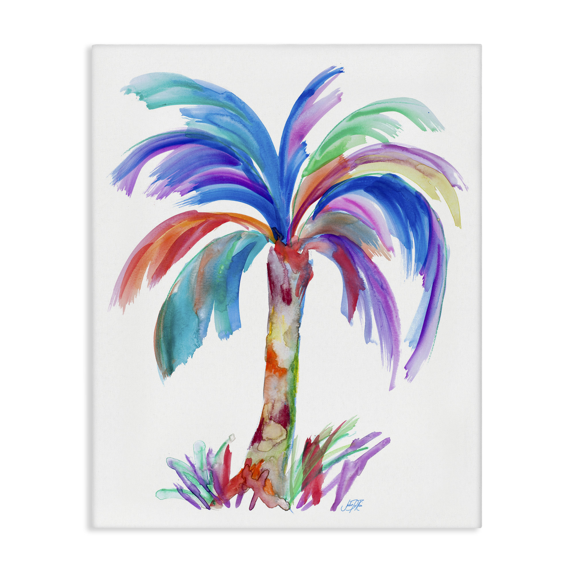 Bay Isle Home™ Bold Palm Tree Canvas Wall Art by Julie DeRice | Wayfair