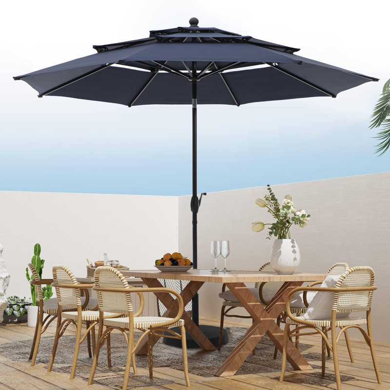 Arlmont & Co. Tanaiyah 120'' Market Umbrella & Reviews | Wayfair