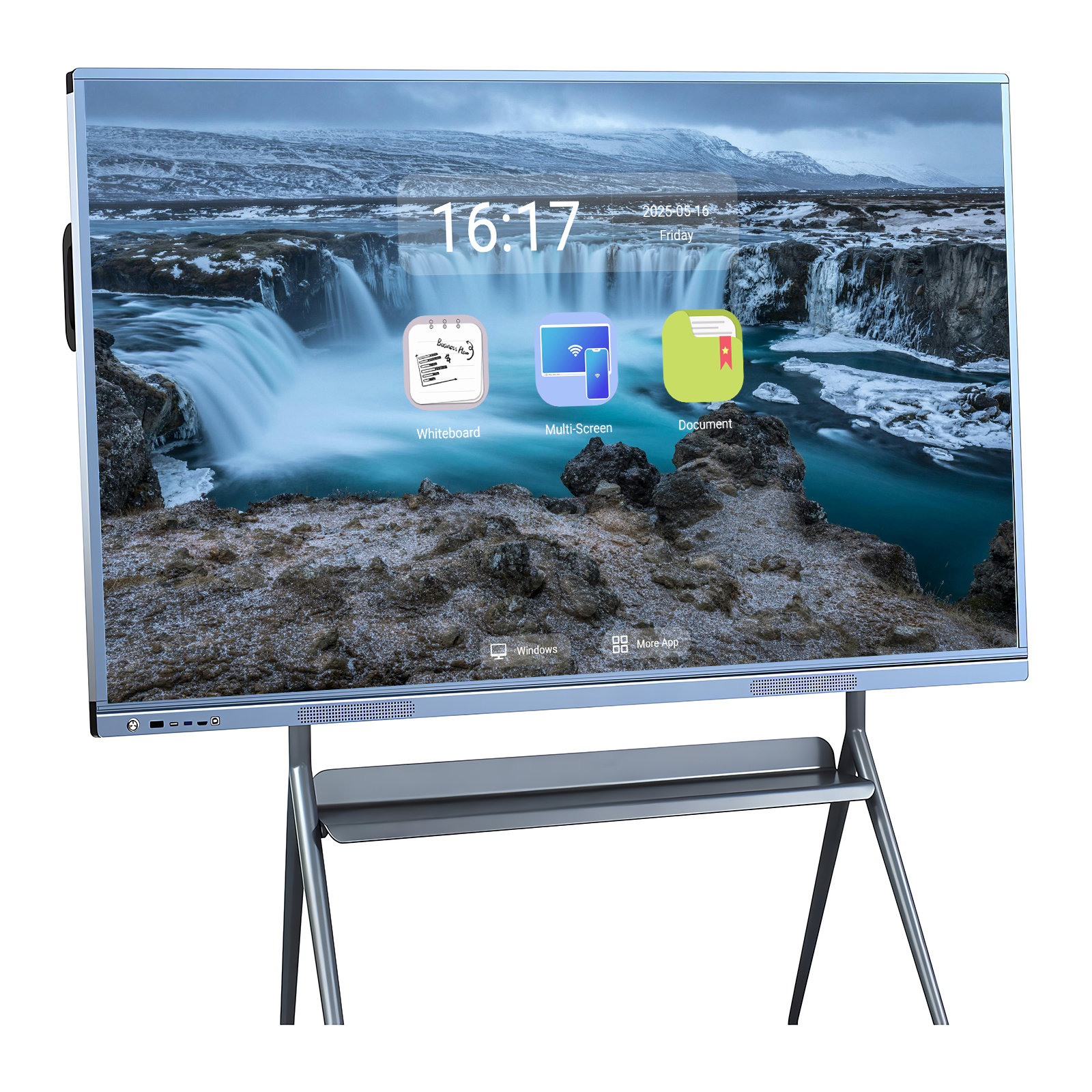 JYXCN 4K-Compatible Smart Display 86 Inch for HDMI/VGA Inputs?Multi ...