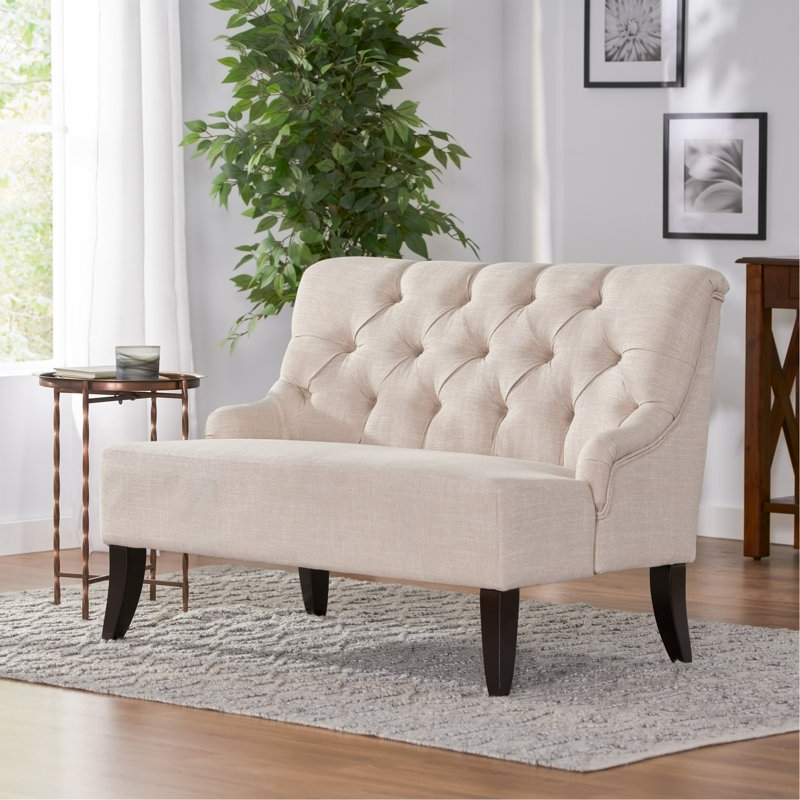 Lark Manor™ Charming French-Inspired Settee With Luxurious Comfort And ...