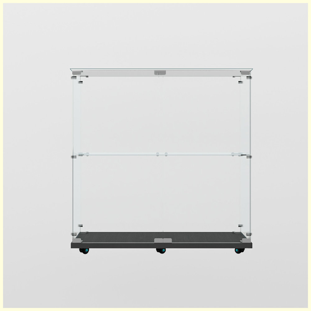 Wrought Studio™ Modern Tempered Glass Display Cabinet with Bluetooth ...