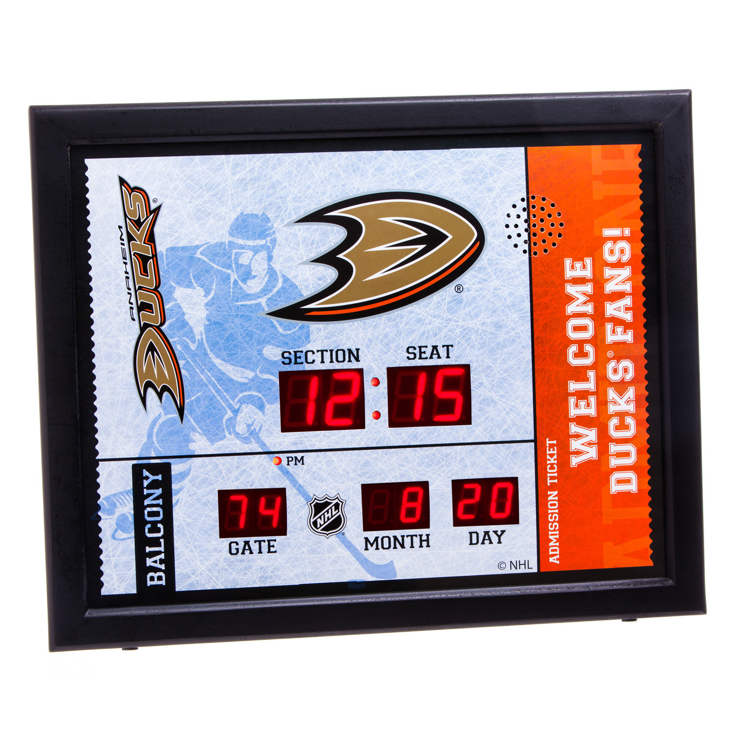 Evergreen Enterprises, Inc NHL Bluetooth Scoreboard Wall Clock | Wayfair