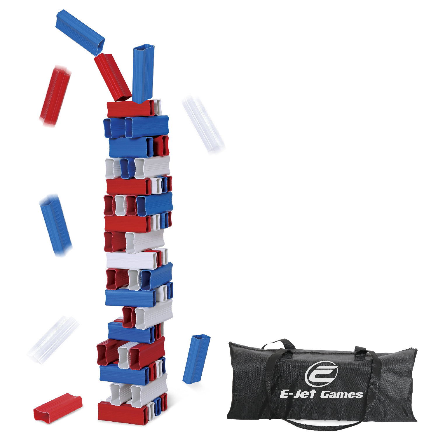 E-Jet Games Jumbo Tower Game Stacking Tumbling Game | Wayfair