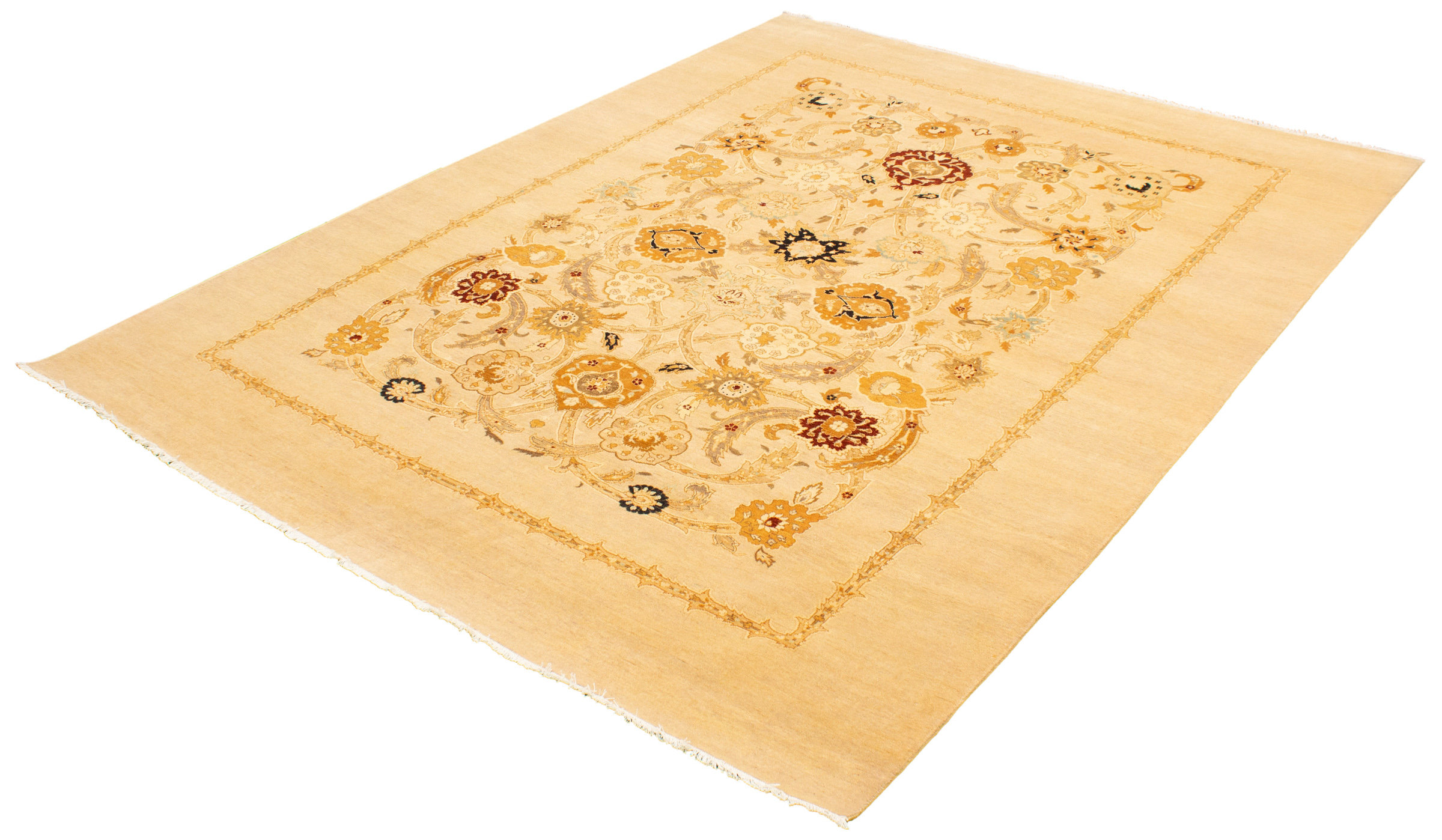 Isabelline One-of-a-Kind Bulla Hand-Knotted New Age 18/20 Pak Finest ...