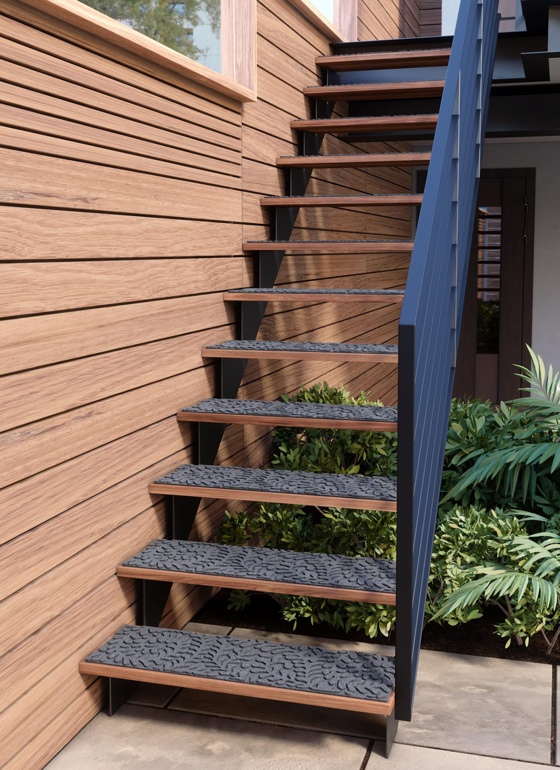 Red Barrel Studio® Outdoor Stair Treads Non-Slip 35”X10” (6-Pack ...