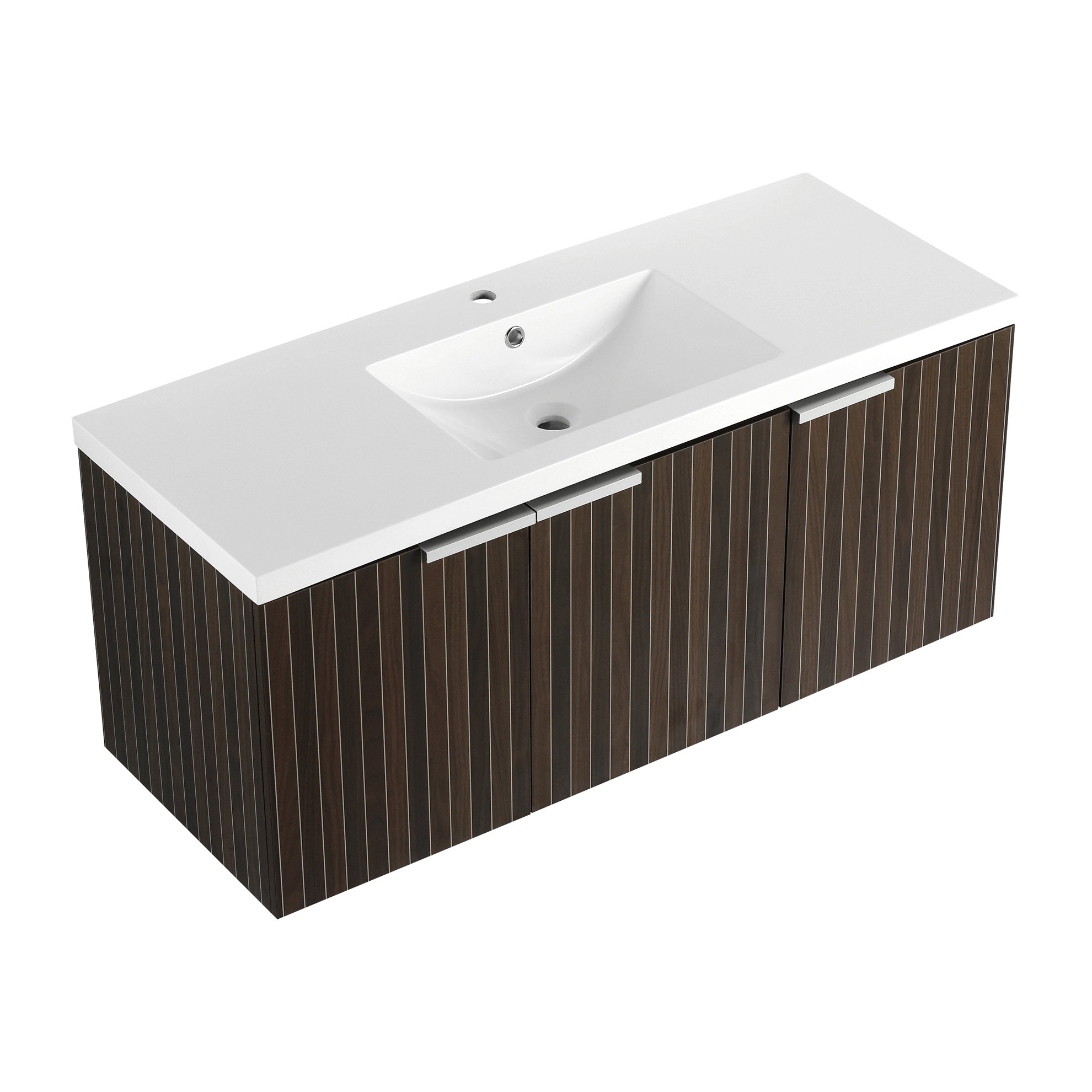 weixunguang Freestanding Bathroom Vanity (KD-Packing)-Excluding Sink ...