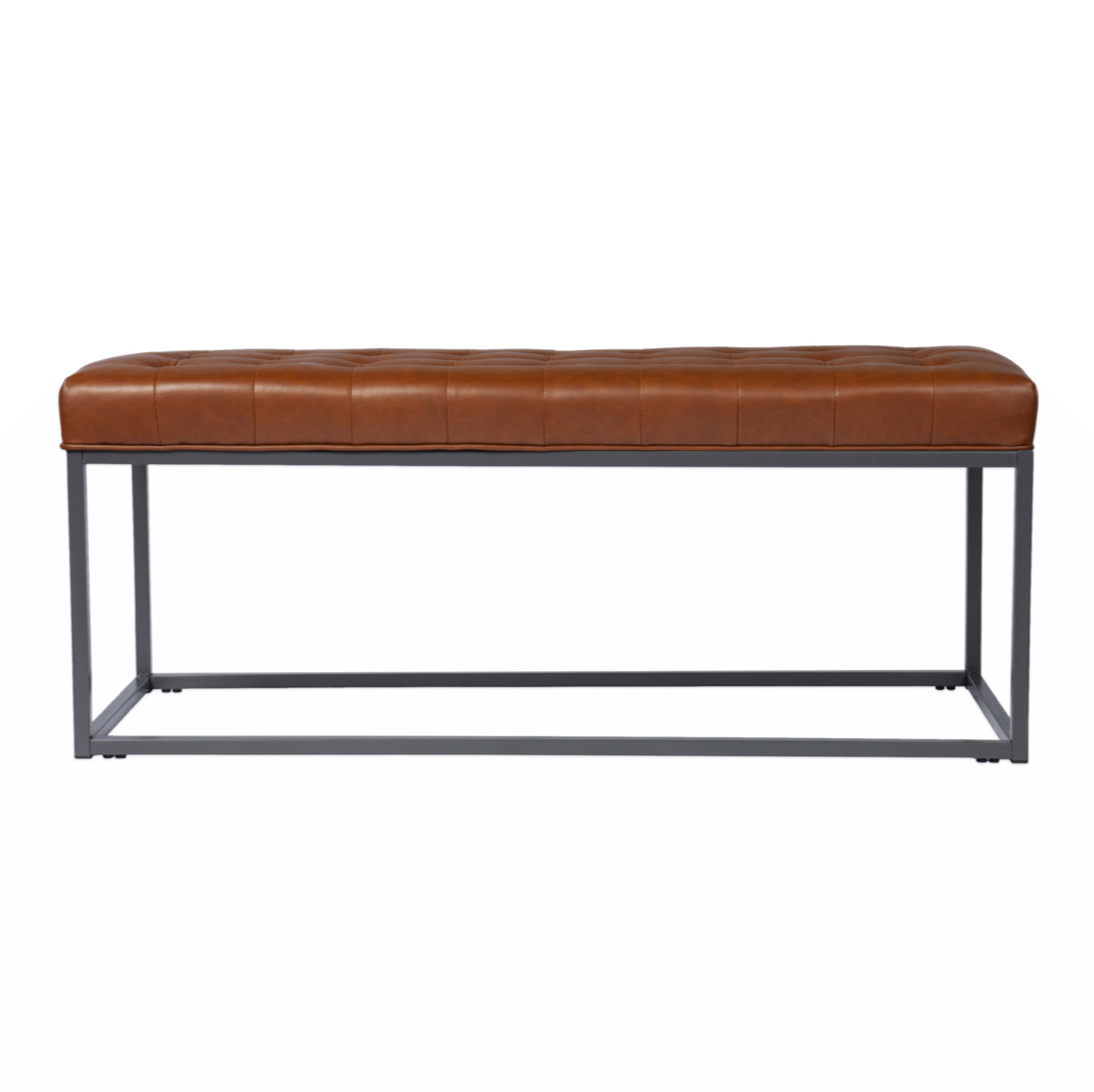Red Barrel Studio® Ciarin Upholstered Hallway Bench - Brown | Wayfair