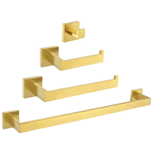 Wayfair | Gold Bathroom Hardware Sets You'll Love in 2023