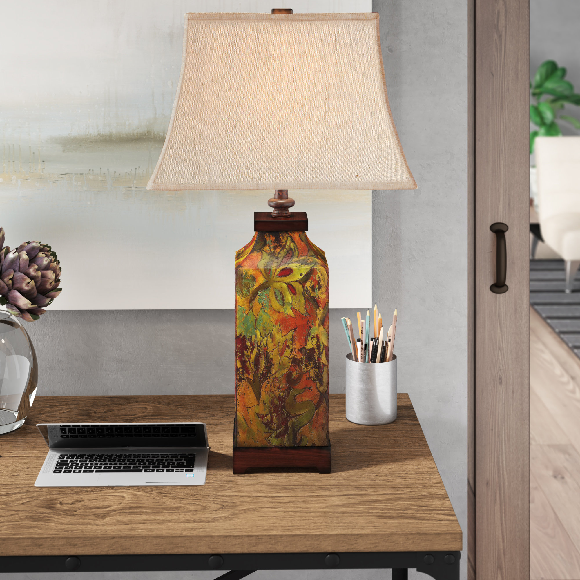 Wade Logan® Beven Resin Table Lamp & Reviews | Wayfair