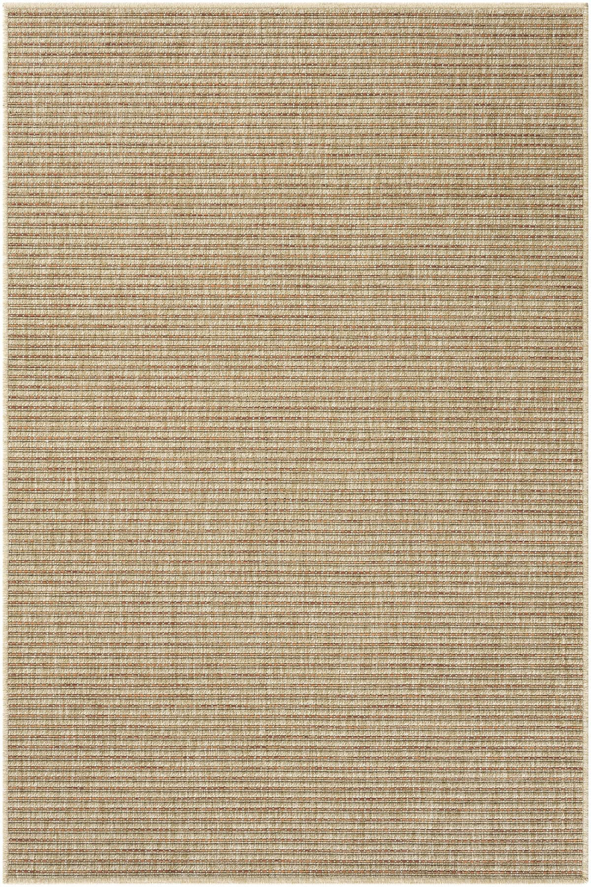 Hokku Designs Madrid Natural Terracotta Rattan Textured Cut Rug ...