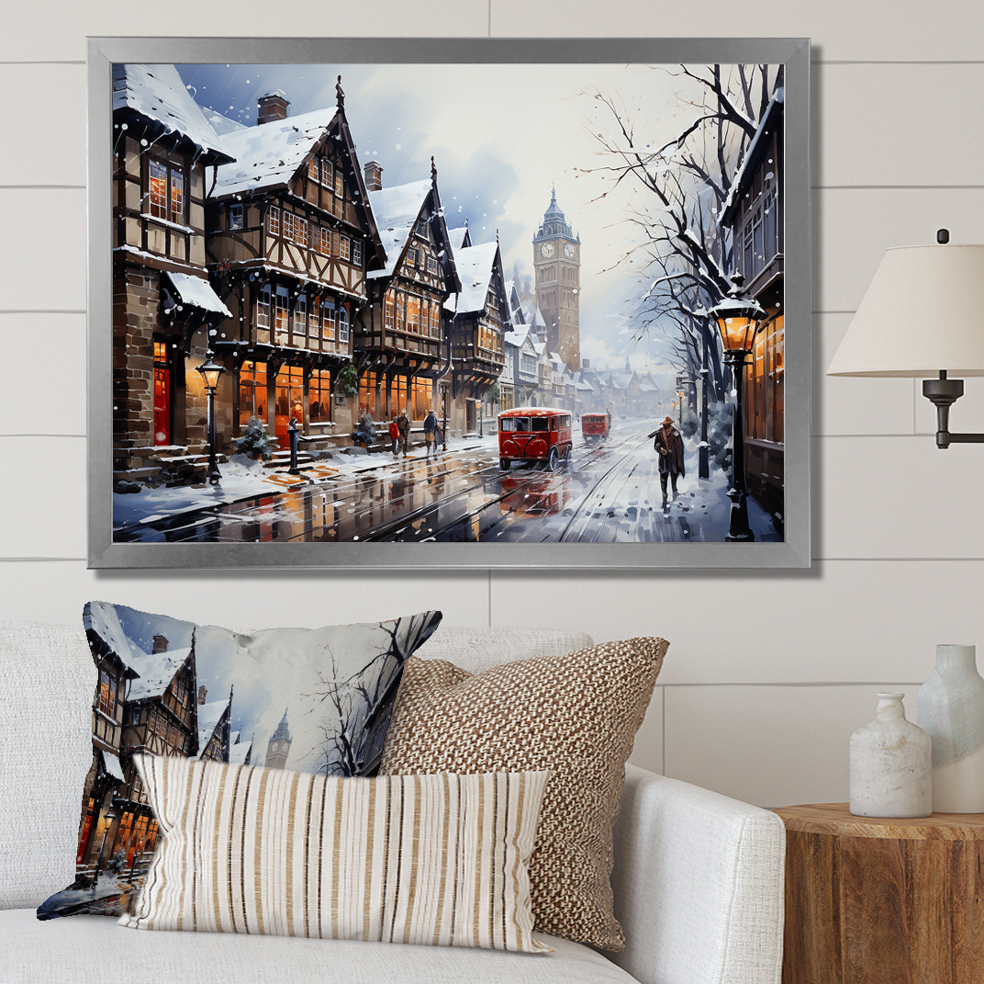 Red Barrel Studio® Winter In Germany City Landscape II - Winter ...