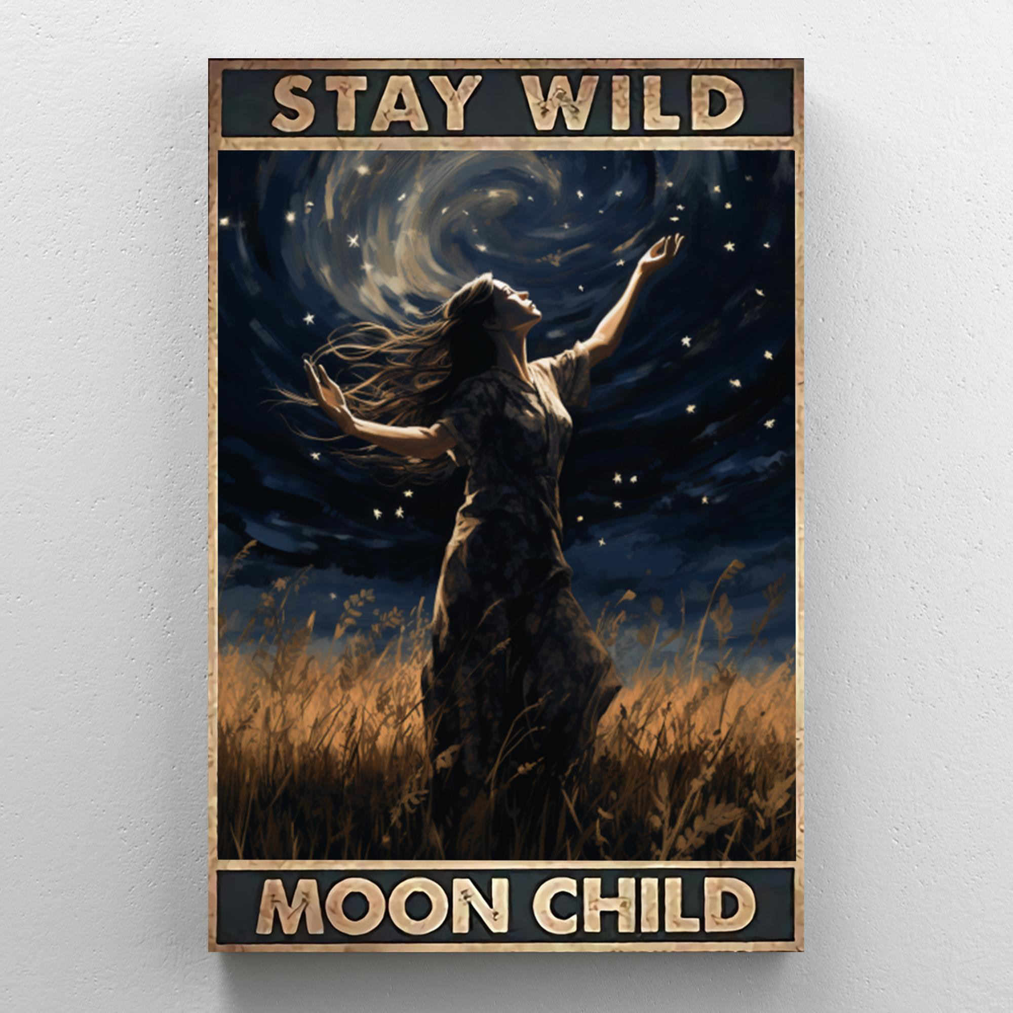 Trinx Sky Stay Wild Moon Child 1 On Canvas Graphic Art | Wayfair