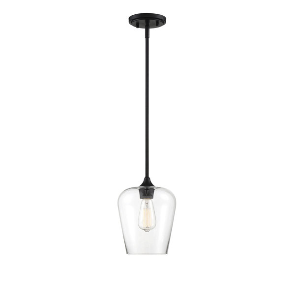 Birch Lane™ Breena 1 - Light Single Bell Pendant & Reviews | Wayfair