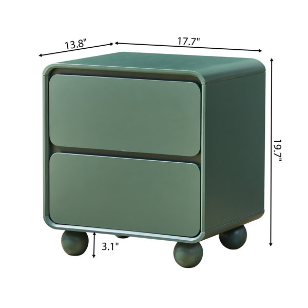 George Oliver 2 - Drawer End Table - Wayfair Canada