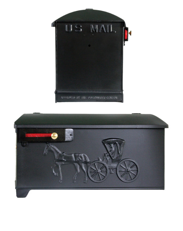 Imperial Mailbox Systems Cast Aluminum Post Mounted Mailbox | Wayfair