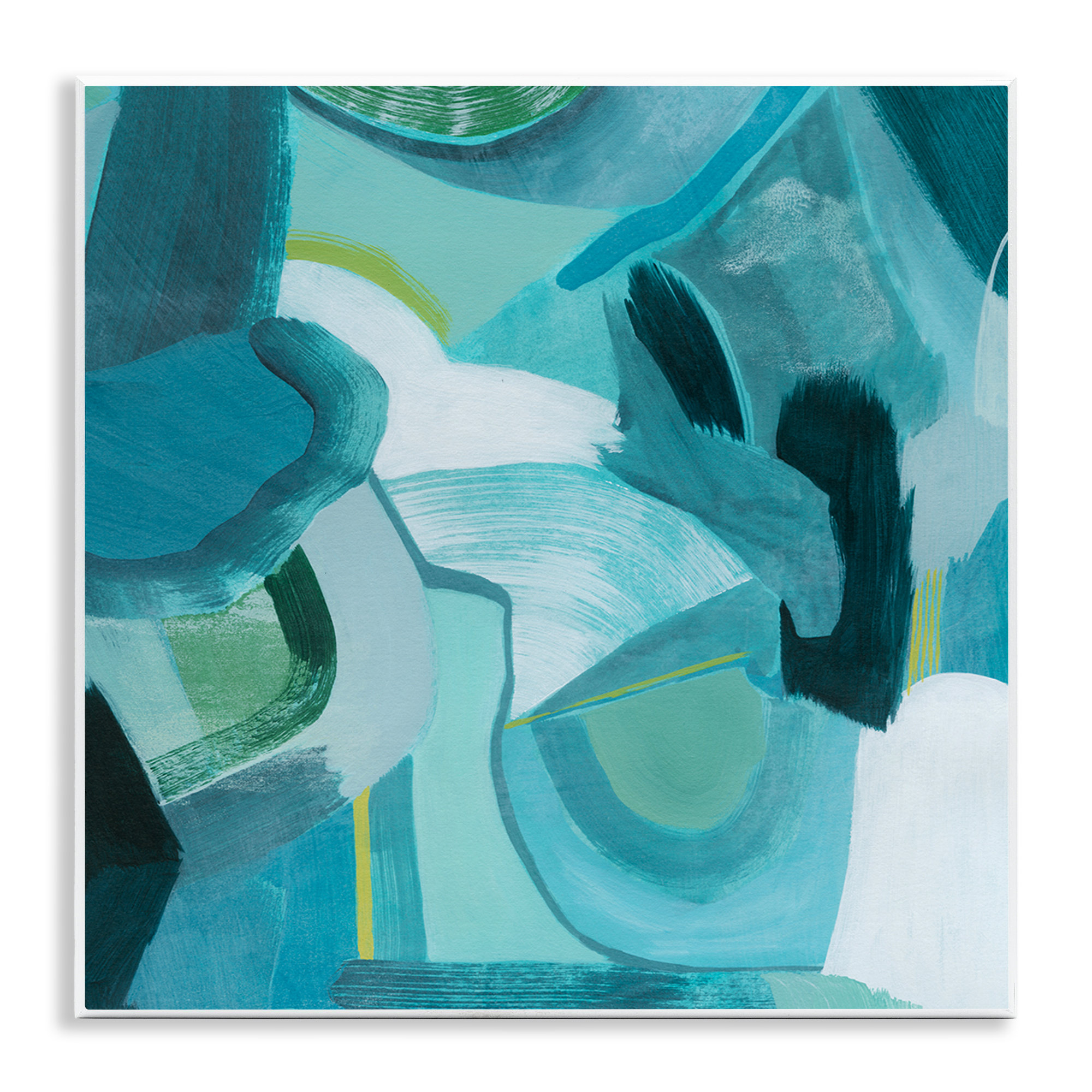 Dakota Fields Dynamic Cascading Shapes Wall Plaque Art by Grace Popp ...