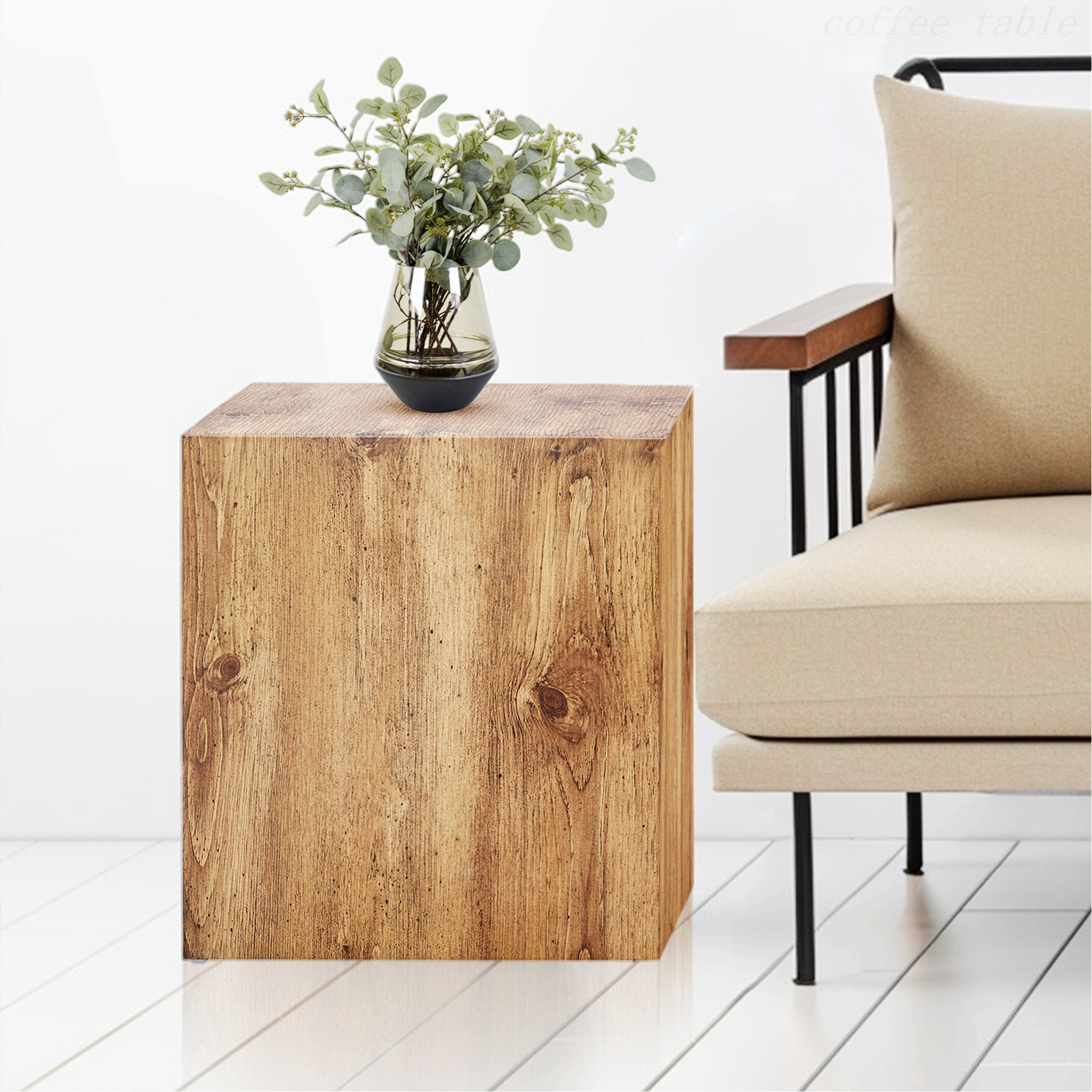 Union Rustic Square Coffee Tables, Sofa End Table for Living Room ...