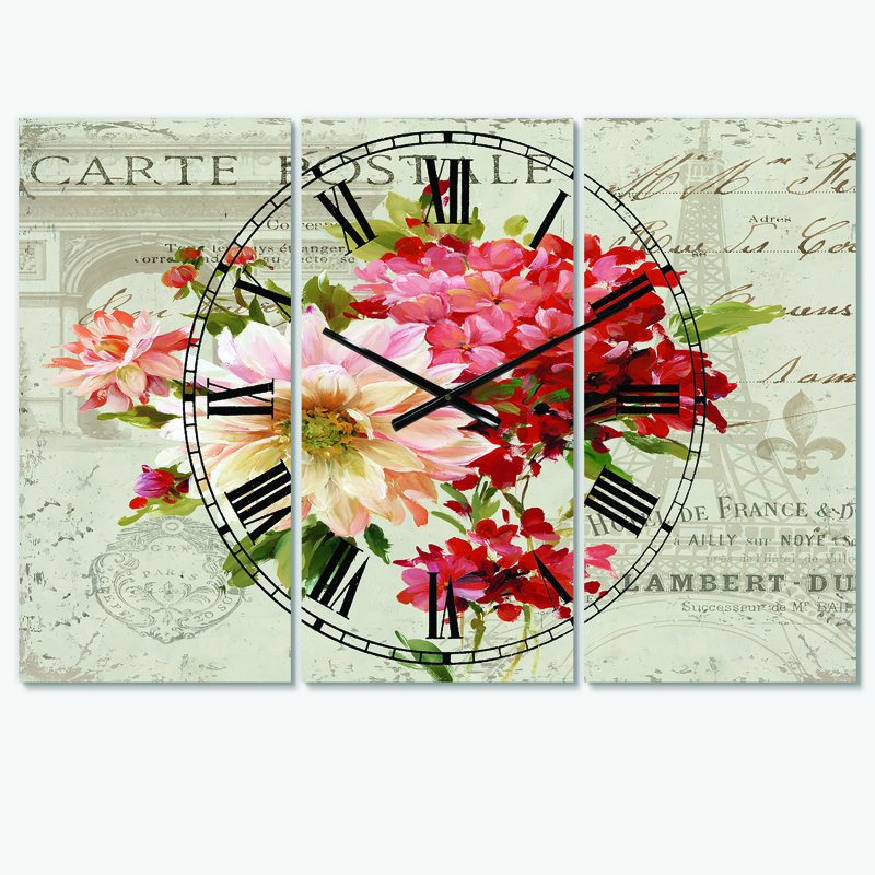 The Twillery Co.® Swigart Oversized Farmhouse Wall Clock | Wayfair