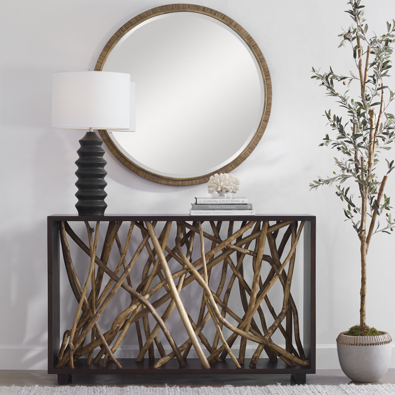 The Twillery Co.® Rametta 54'' Solid Wood Console Table & Reviews | Wayfair