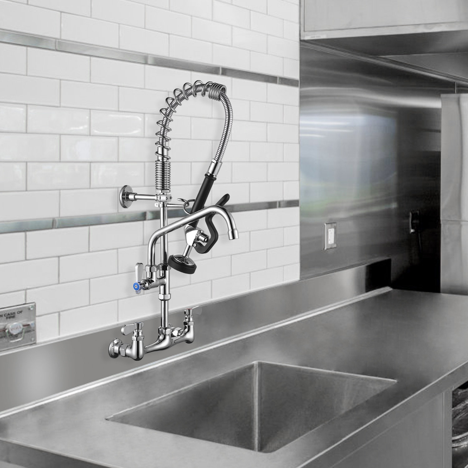 iVIGA Commercial Kitchen Faucet with Pre-Rinse Sprayer 36 Inch | Wayfair