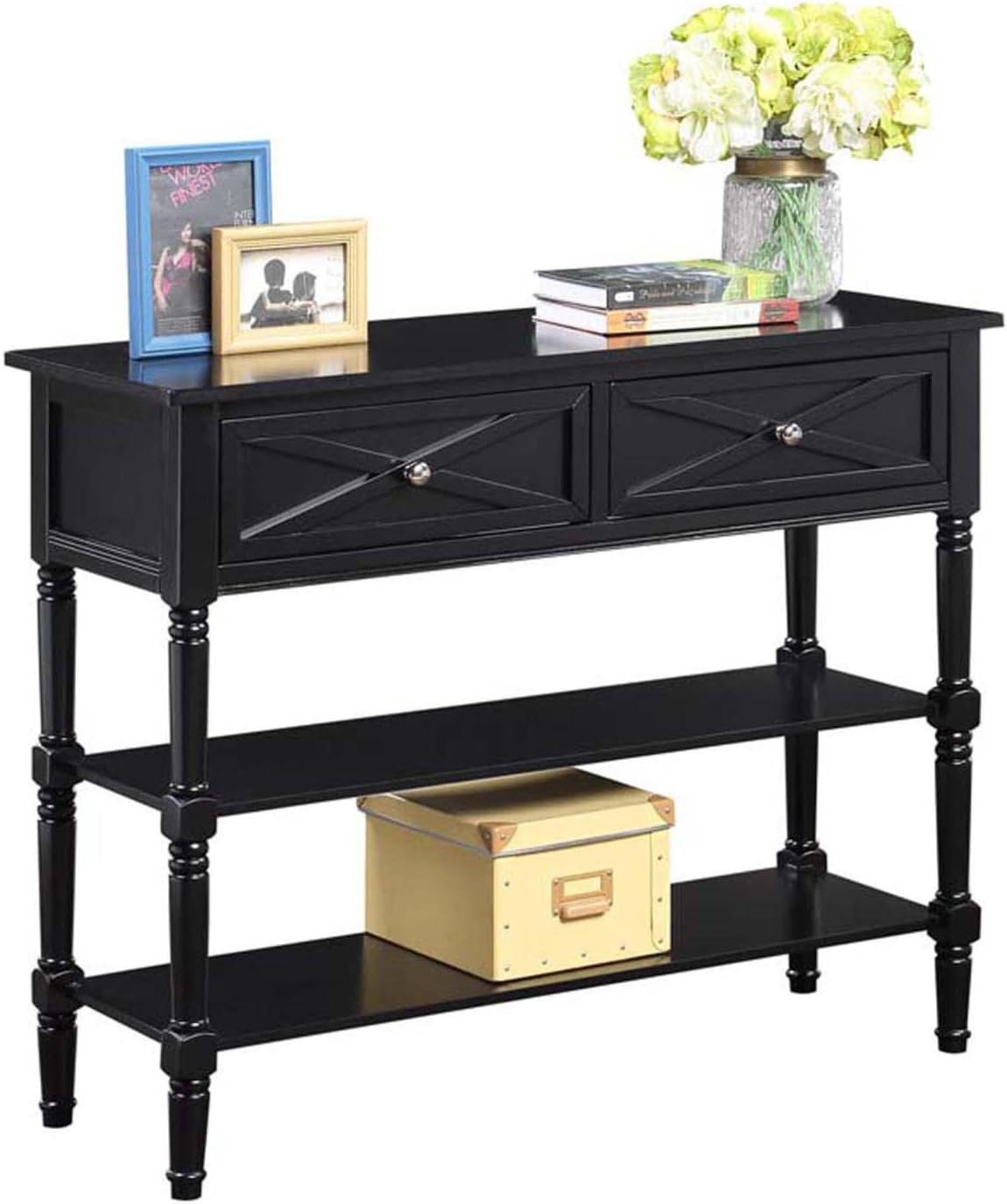 Rosalind Wheeler Concepts Country Oxford 2-Drawer Console Table ...